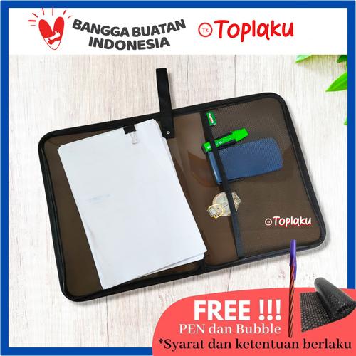 Jual TOPLA Map File Plastik Dokumen Folder Anti Air Bening Organizer ...