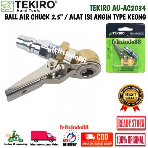 Jual ALAT ISI ANGIN 2,5 INCH KUNINGAN MODEL KEONG - BALL AIR CHUCK ...