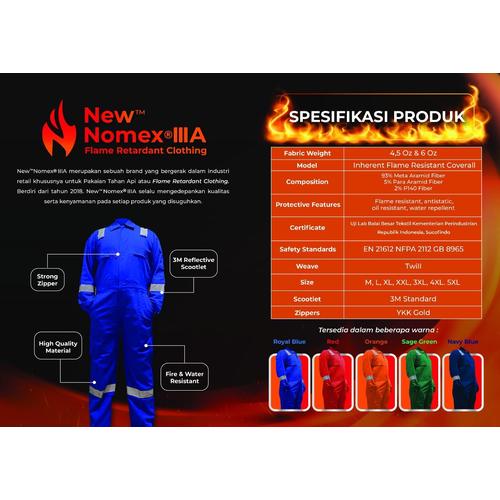 Jual COVERALL WEARPACK NEW NOMEX IIIA / MIGAS BATU BATA PERTAMINA ...