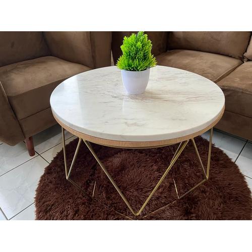Jual Meja Marmer Bulat | Coffee Table | Round Table Marble Volakas ...