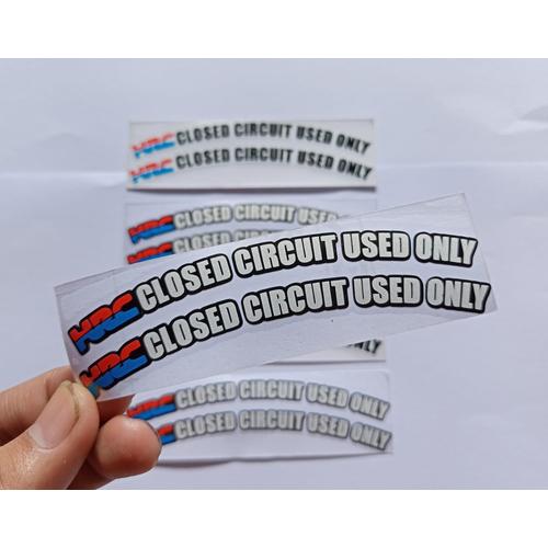 Jual Sticker Stiker Velg motor Honda Racing HRC - Putih - Kota Depok ...