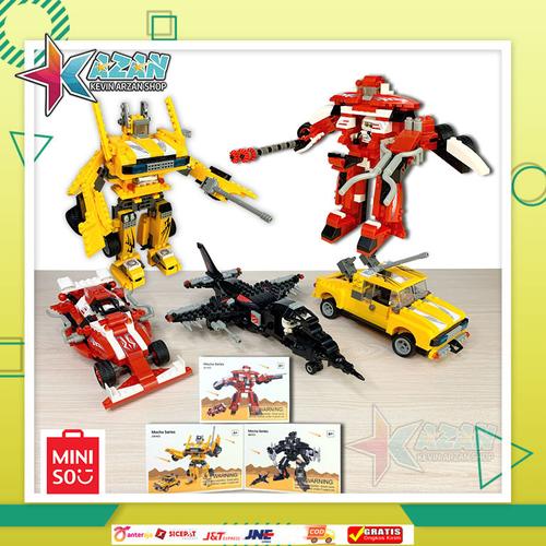 Jual [Miniso] Mainan Leg0 Car Transpormers 2 in1 Bricks Blocks Mecha ...