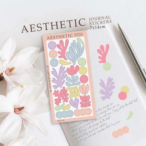 Jual Stiker Deco Jurnal Shape Aesthetic Journal Estetik Sticker Party ...