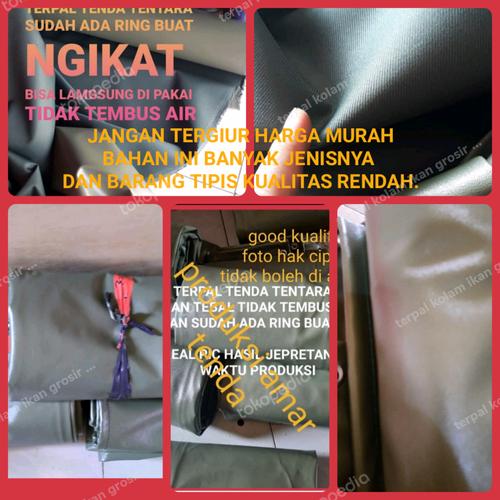 Jual TERPAL TERPAL KAIN SEJENIS TENDA TENTAR UKURAN 4X4 METER - Kota ...
