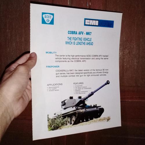 Jual Iklan cetak Jadul Tank Cobra AFV MK7 - Kota Bandung - Kawan ...