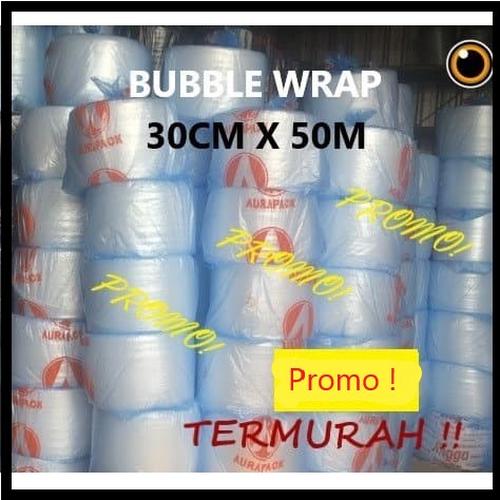 Jual Bubble Wrap Putih Bening 30CMx50M bagus tebal Bubblewrap Bandung ...