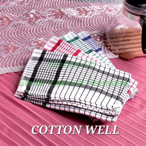 Jual 1Set 4pcs Serbet Kain Lap Dapur Piring Serbaguna 50cmx50cm ...