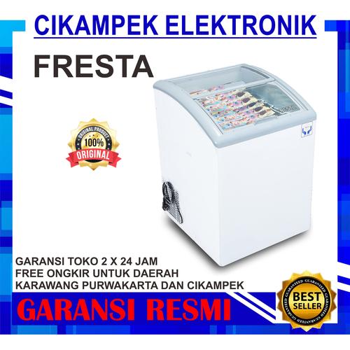 Jual Curve Glass Freezer 159 Liter FREEZER FRESTA SLIDING PINTU KACA FA ...