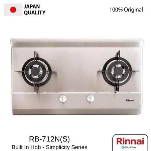Jual Rinnai Kompor Tanam 2 Tungku RB 712 NS Stainless RB712NS - Kab ...