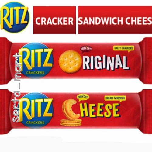 Jual Ritz Original Salty Cracker 100gr / Ritz Sandwich Cheese 118gr ...