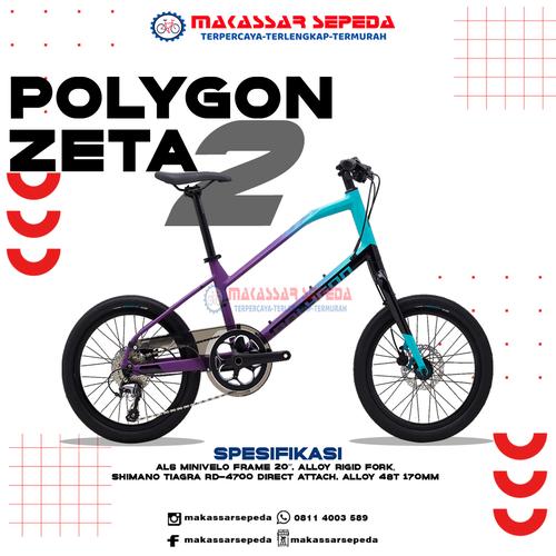 Jual SEPEDA MINI VELO POLYGON ZETA 2 2021 ALLOY 10 SPEED HYDRAULIC ...