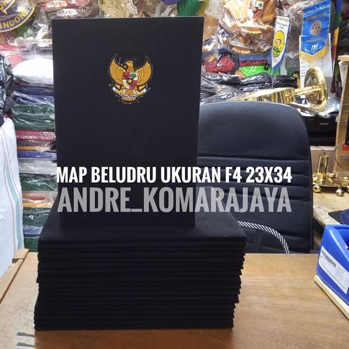 Jual map beludru map garuda map kantor map sekolah map upacara ...
