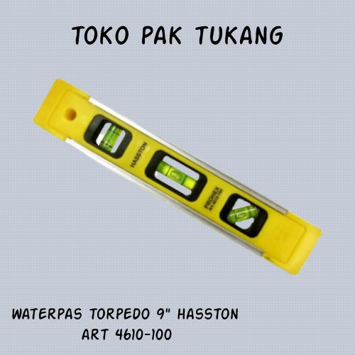 Jual Waterpas Torpedo 9” Hasston 4610-100 / Alat Ukur Sudut Kemiringan ...