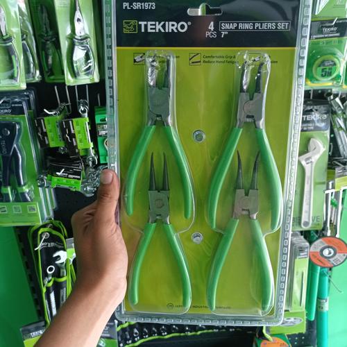 Jual Tang snap ring tekiro set 4 pcs ukuran 7 inch 7 in - Kota Surabaya ...