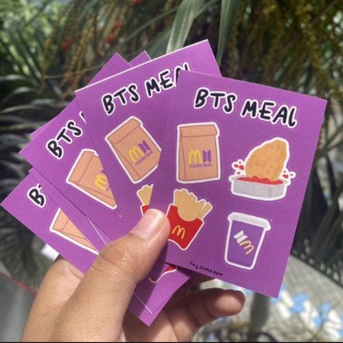 Jual STIKER SET BTS MEAL - Kab. Sidoarjo - Fayslime | Tokopedia