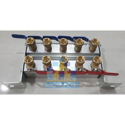 Jual Water Terminal Air terminal angin 10 Lubang Aluminium 5in 5out ...