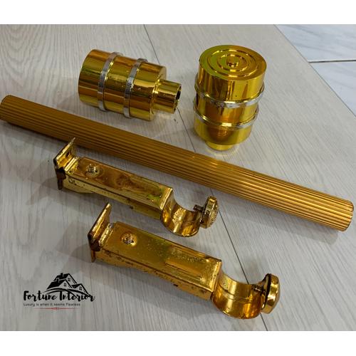 Jual Rel rolet pipa batang tiang garis bulat kristal gorden murah tebel ...