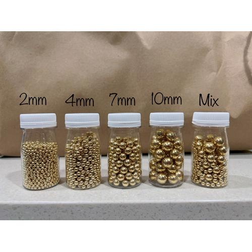 Jual Sprinkle warna emas kilap, sprinkle warna gold, hiasan cupcake ...