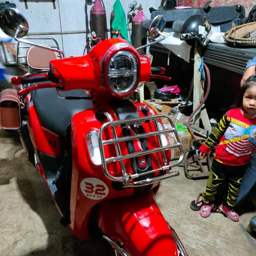 Jual front rack fazzio hybrid. aksesoris Yamaha fazzio - crome - Kota ...