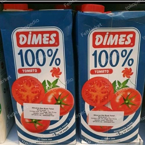 Jual dimes juice tomato | jus buah tomat | 1 ltr - Jakarta Barat ...