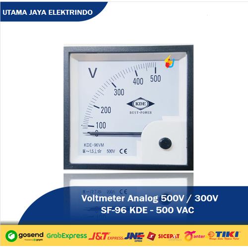 Jual Voltmeter Analog 500V / 300V SF-96 KDE - 300 VAC - Jakarta Barat ...
