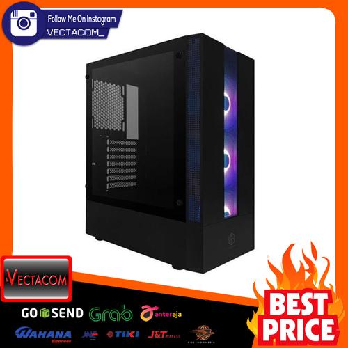 Jual Casing Cube Gaming MIST - Tempered Glass ATX - Case PC Gaming ...