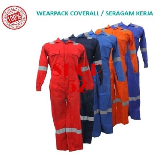 Jual Wearpack Coverall Terusan Seragam Kerja Proyek M - XXXL - Biru, M ...