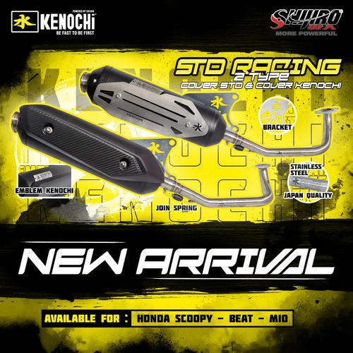 Jual Knalpot STD Racing KENOCHI type BULAT for BEAT SCOOPY MIO GENIO ...