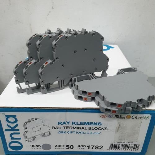 Jual Terminal Block/ Terminal blok ONKA 1782 susun Original Baru - Kab. Bekasi - Ar-RahmanTec ...