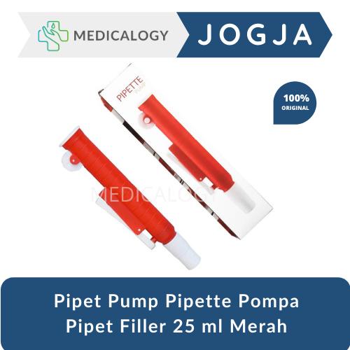 Jual Pipet Pump Pipette Pompa Pipet Filler 25 ml Merah - Kab. Bantul ...