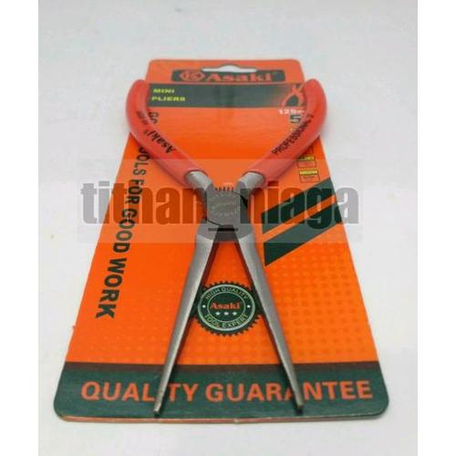 Jual tang lancip 5 inch kepala panjang merk asaki AK-8295 - Jakarta ...