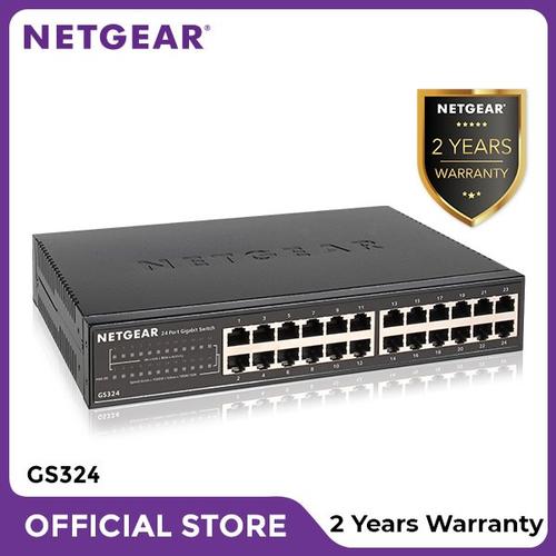 Promo Netgear GS324 24 Port Gigabit Ethernet Unmanaged Switch Cicil 0% ...