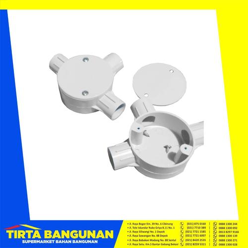 Jual TEE DUS PUTIH KAKI 3/ TEE DUS CABANG 3 PUTIH 20 MM - Kota Depok ...