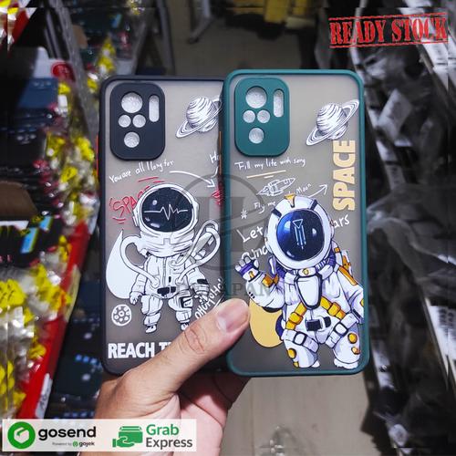 Jual Casing Redmi Note 10 Note 10S Colored Astronot Space 3D camera ...