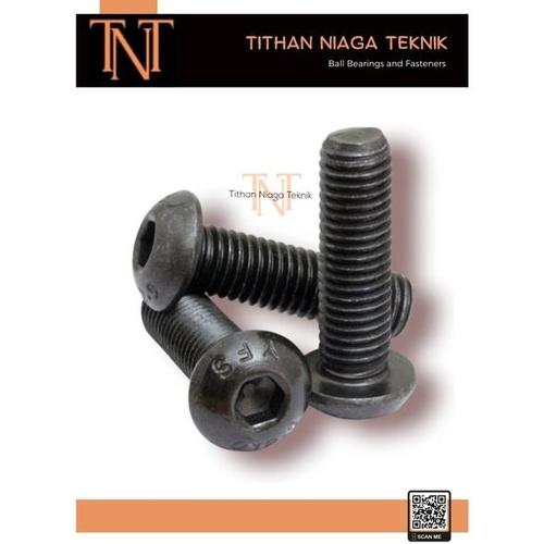 Jual Baut L baja m3x16 button drat 0.5 - m3 x 16 mm great 12.9 ...