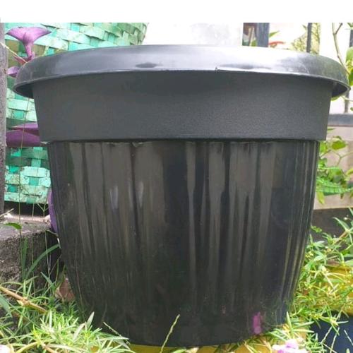 Jual Pot bunga tanaman plastik HITAM ukuran 35 cm - Jakarta Barat ...