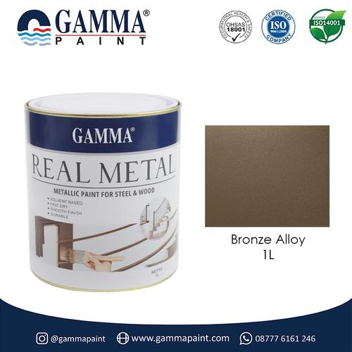 Jual REAL METAL - 1L - Cat Duco Metalik untuk Besi & Kayu - Solvent ...