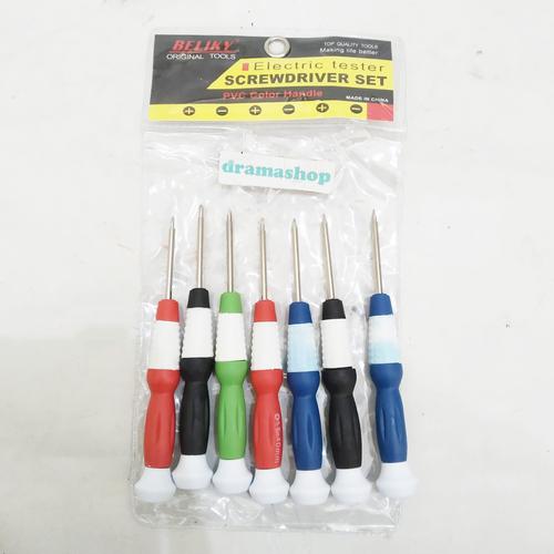 Jual Precision Screwdriver Obeng Jam Arloji Kacamata Handphone HP Set ...