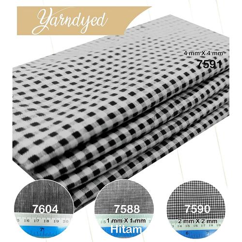 Jual bahan kain katun tenun yarndyed salur ria kotak ria garis basic ...