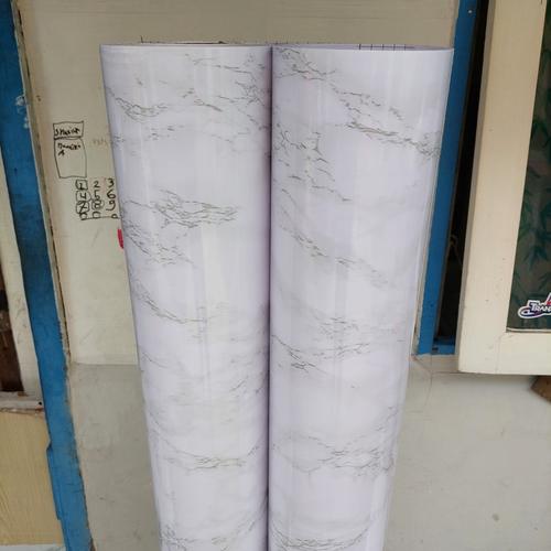 Jual wallpaper sticker marmer kitchen lemari meja dapur lemari kayu ...