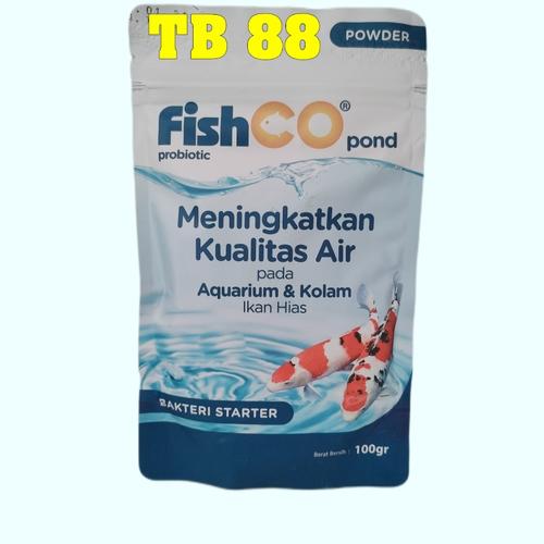 Jual PROBIOTIK BUAT KOLAM IKAN KOI&AQUARIUM FISH CO POND ISI 100 GRAM ...