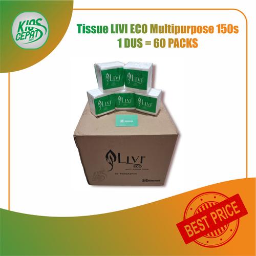 Jual Tissue LIVI ECO Multipurpose 150s 1DUS (60 Pack) - Jakarta Barat ...