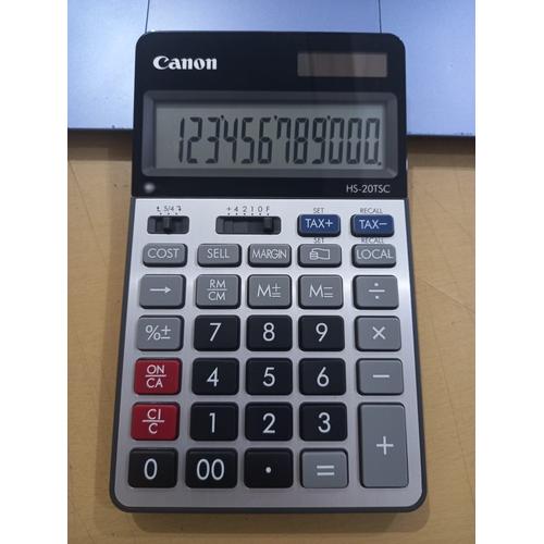 Jual KALKULATOR PAJAK CANON BUSINESS CALCULATION 12 DIGIT HS-20TSC - Jakarta Barat - Siswa ...