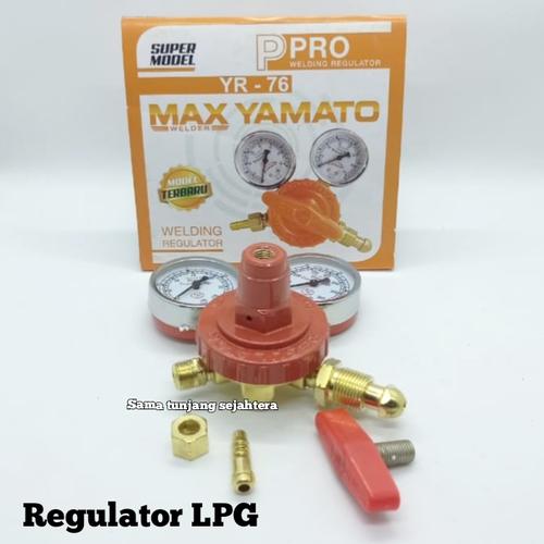 Jual REGULATOR LAS LPG MAX YAMATO YR 76 / PROPANE GAS WELDING REGULATOR - Jakarta Barat - Sama ...