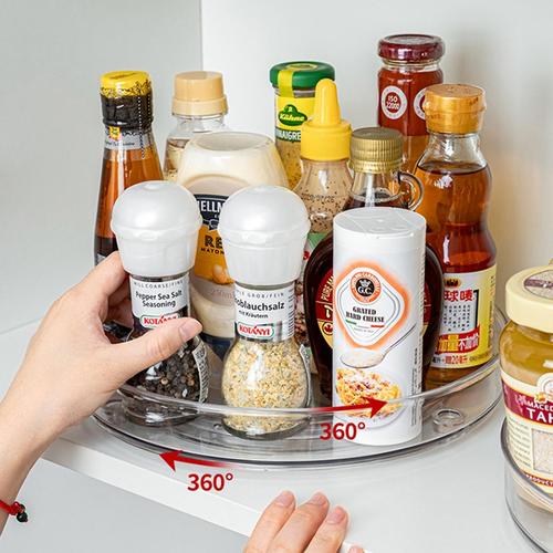 Promo Rotating Lazy Susan Turntable Tray Rack - Single Tier - Jakarta ...