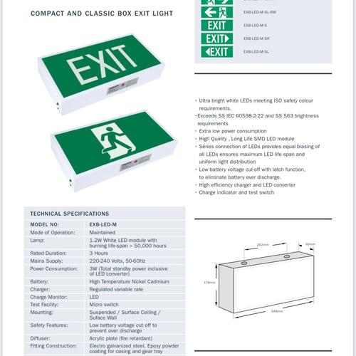 Jual POWERCRAFT EXB LED lampu exit outbow sutface tempel power craft ... Jual POWERCRAFT EXB LED lampu exit outbow sutface tempel power craft ...