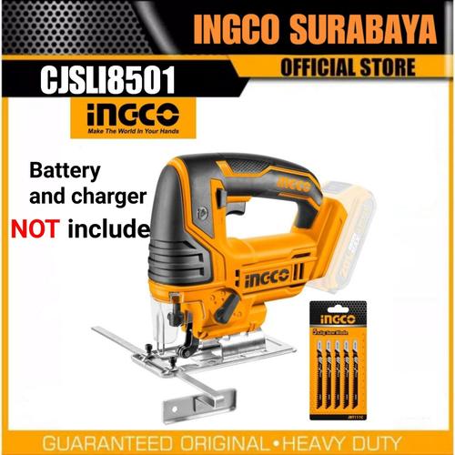 Jual Ingco Mesin Gergaji Triplek Baterai Jigsaw Cordless CJSLI8501 20V ...