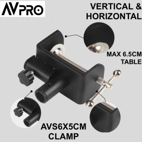 Jual AVPRO CLAMP Heavy-Duty Metal Table Mounting Clamp for Arm Stand ...