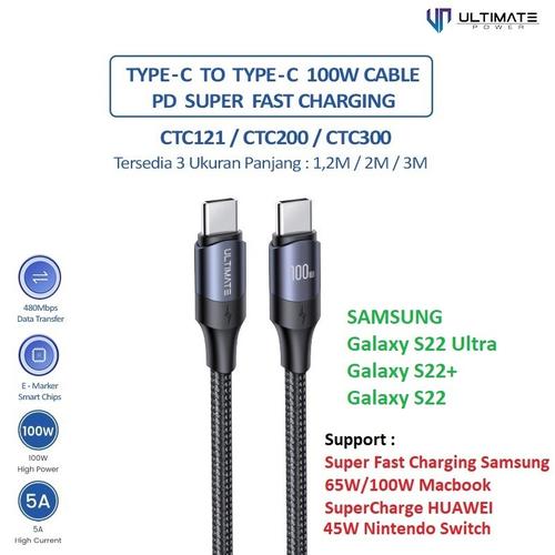 Promo Kabel Data Cable Samsung S22 Ultra S22+ Plus Super Fast Charging ...