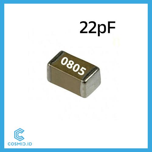 Jual Capacitor 0805 22pF Kapasitor 22 pF SMD SMT 10% 10% - Kab. Bandung ...